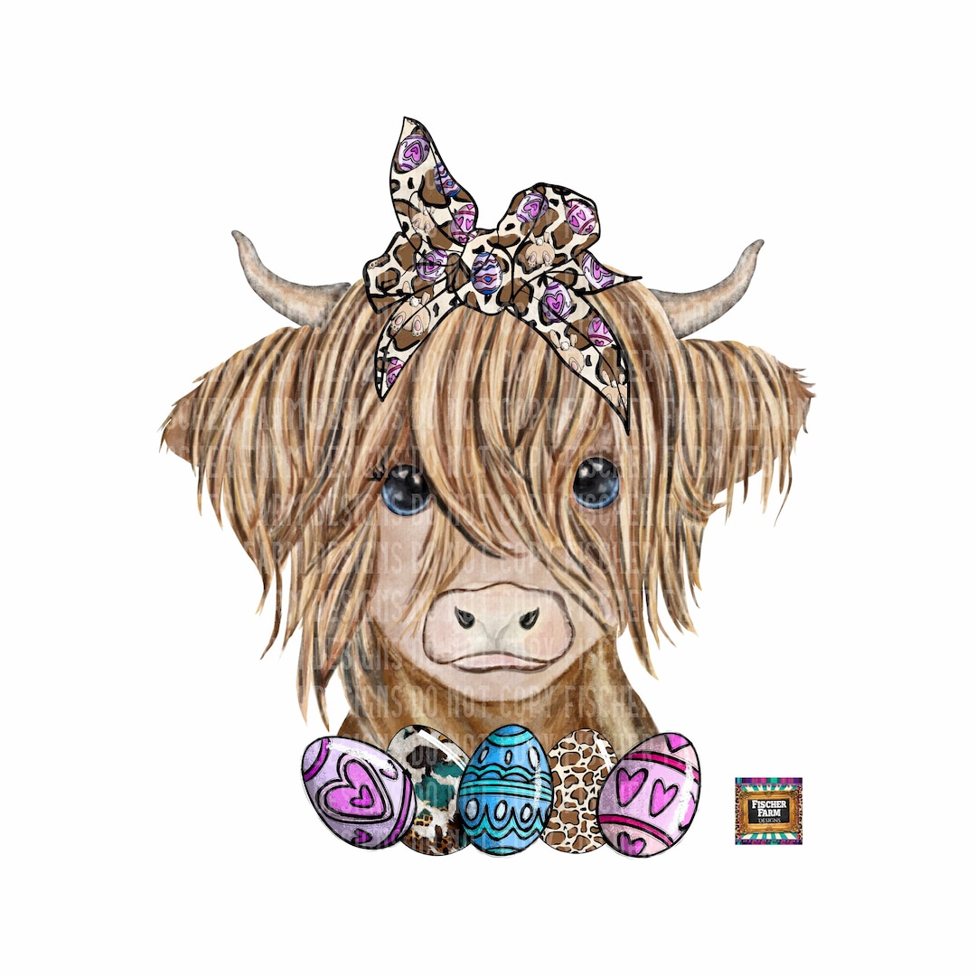 Happy Easter, Easter, Cow, Long Haired Cow, Spring, Carrots, Heifer ...