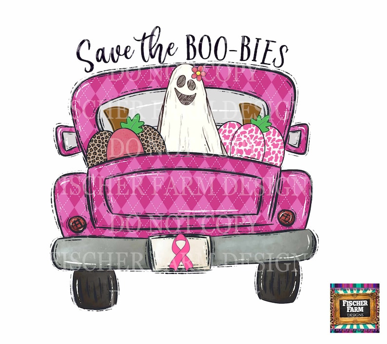 Breast Cancer Awareness Save the Boo-bies Ghost Pink - Etsy