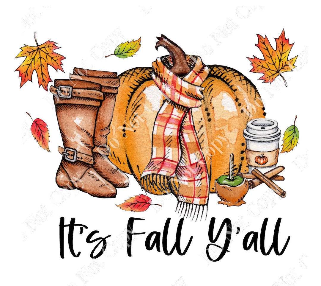 It's Fall Y'all Digital Download Png Jpeg - Etsy