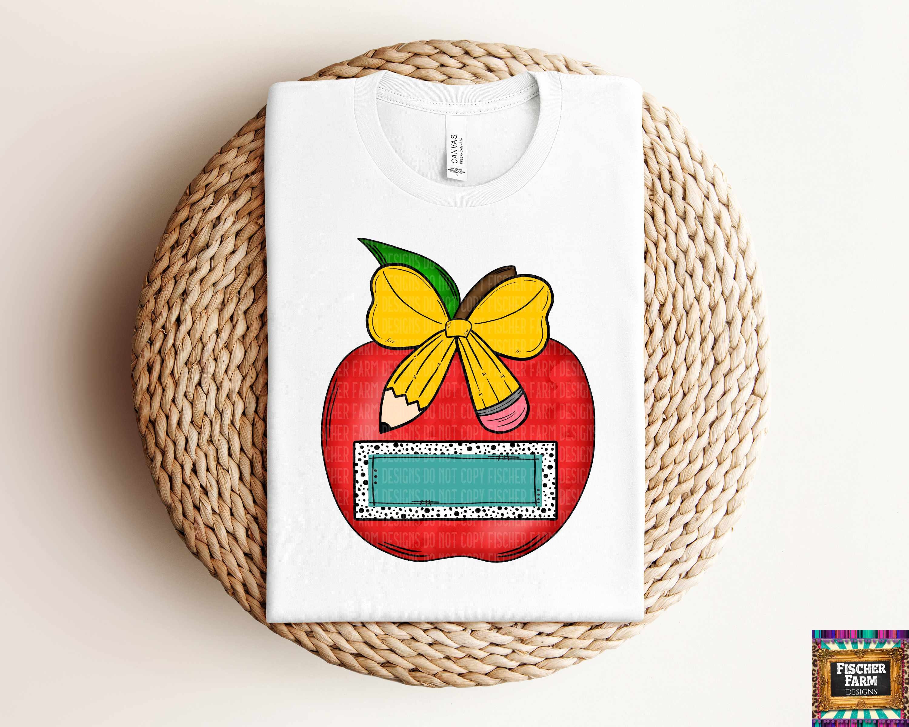 Apple, Pencil Bow, Back to School, First Day of School, Teacher ...