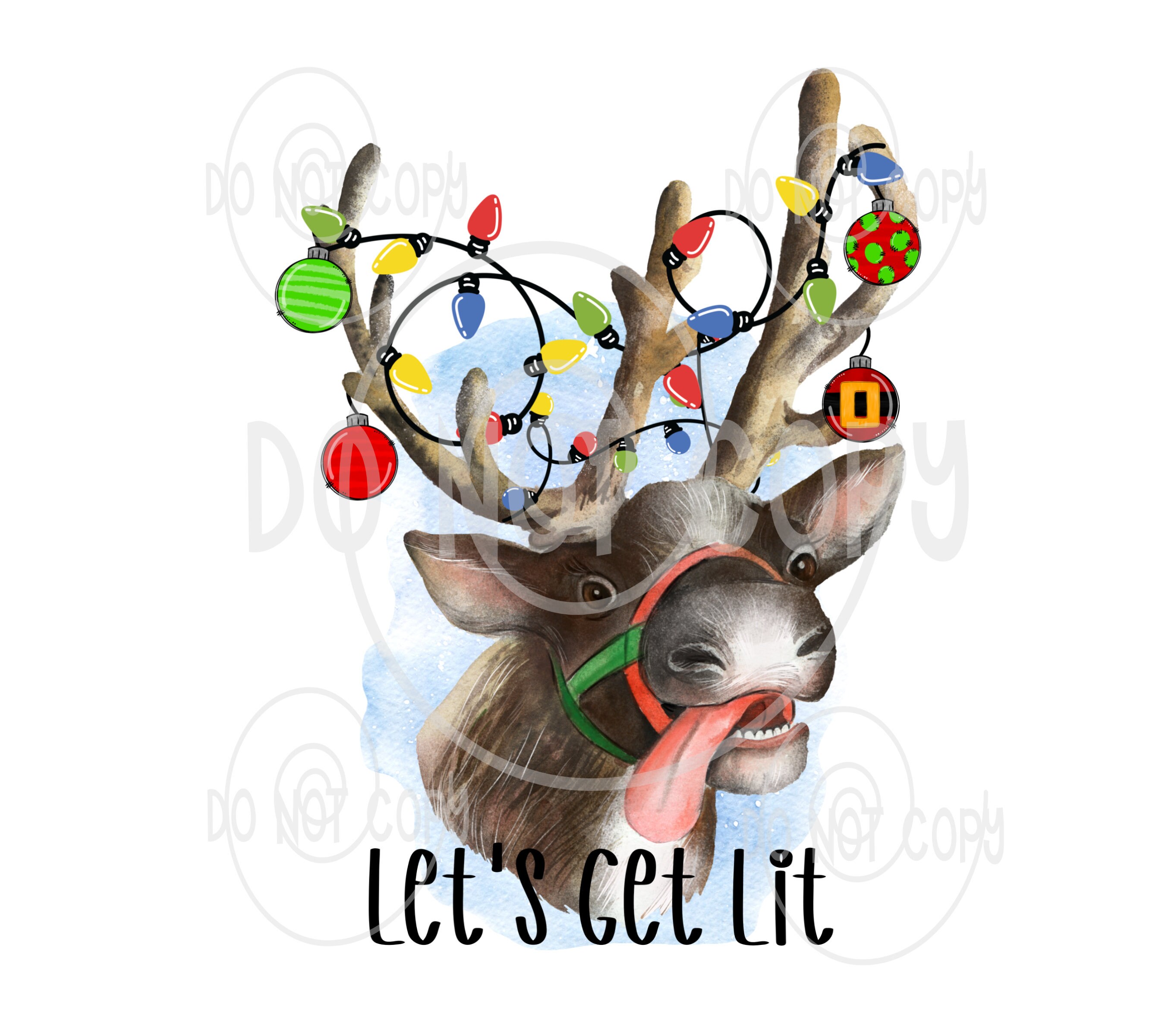 Craft Supplies & Tools Reindeer Spirit Animal Sublimation Transfer ...