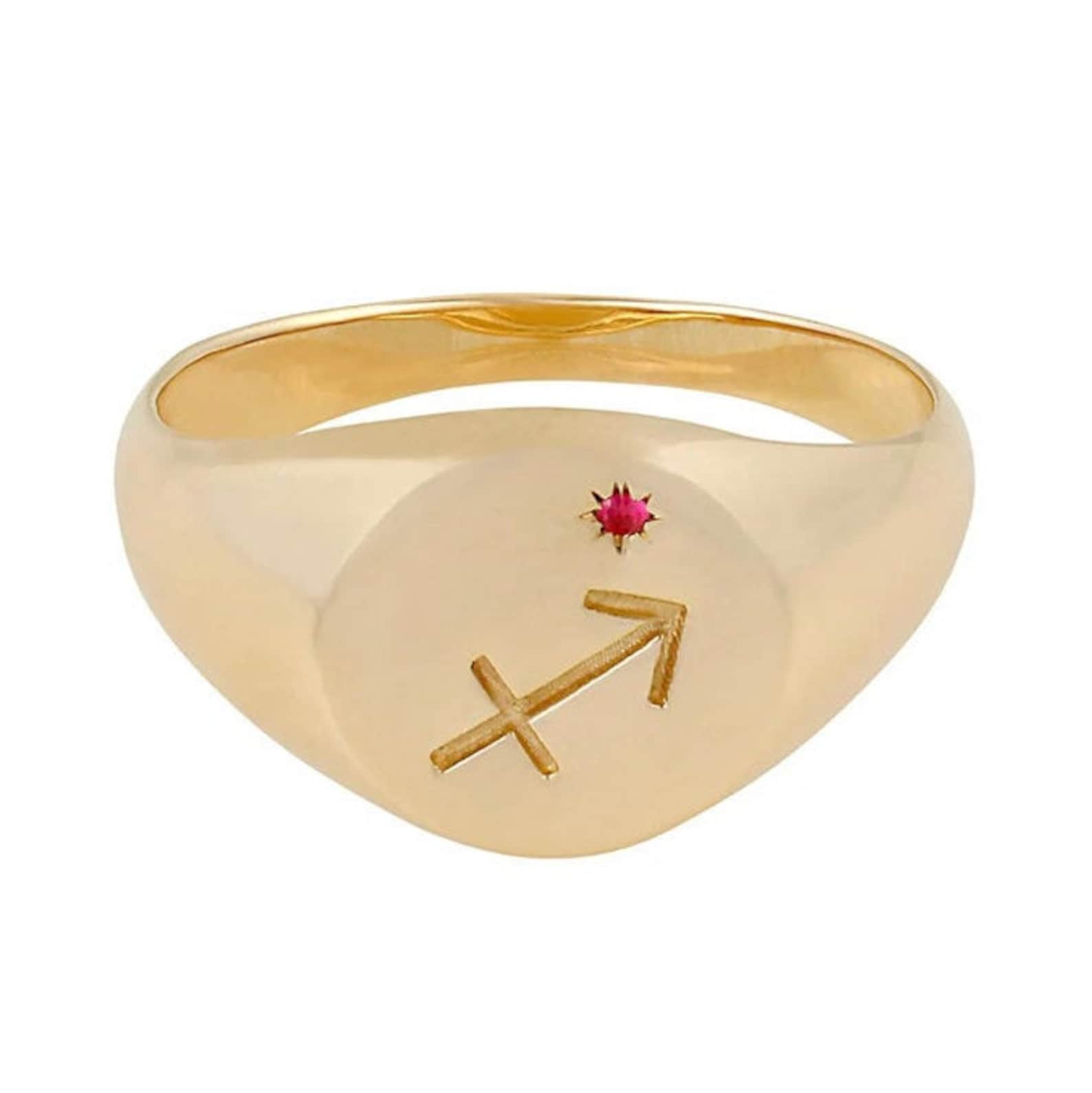 Zodiac Sign Rings-astrology Rings-horoscope Rings-solid - Etsy UK