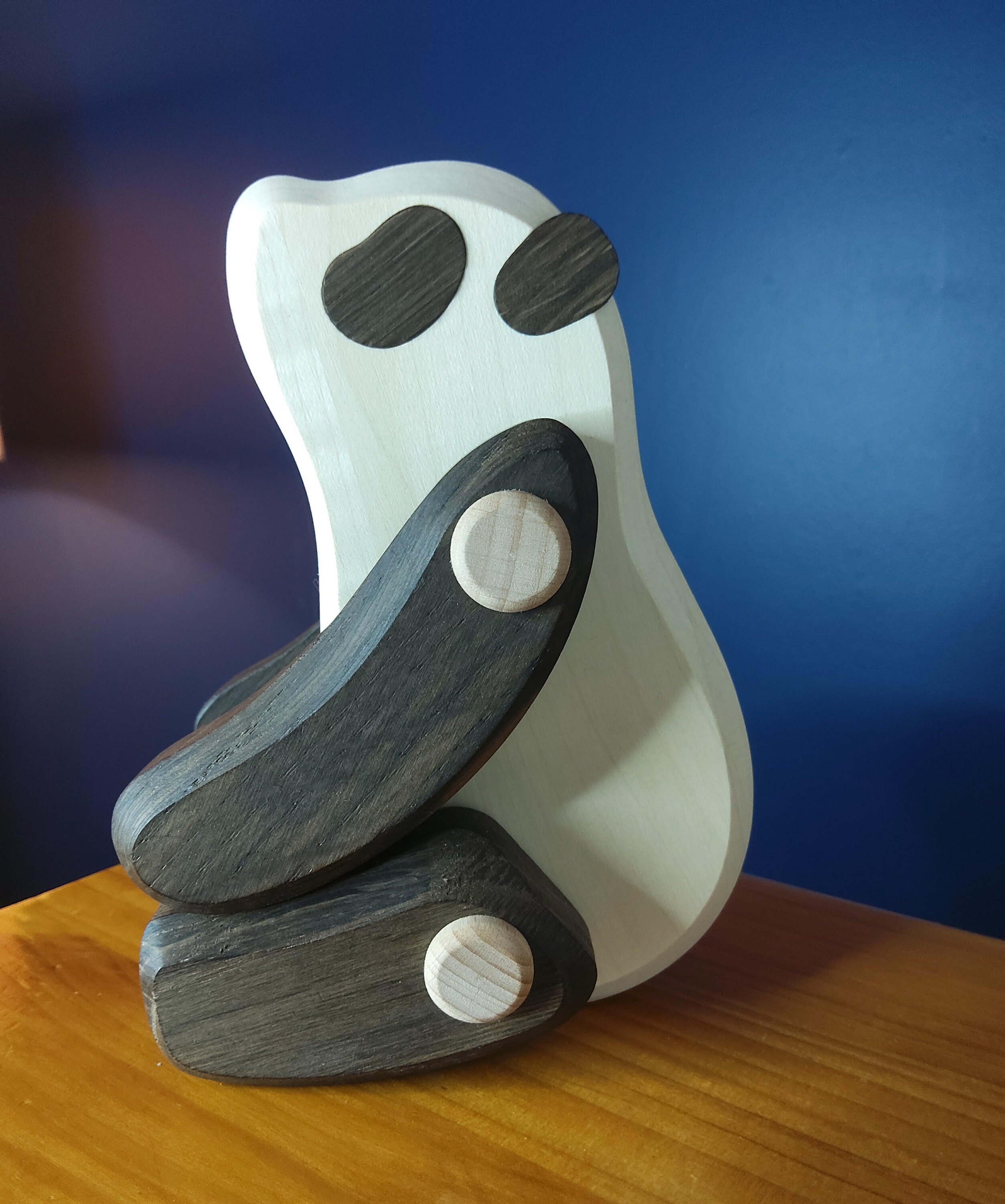 Animal Toy Panda Wooden Toy | Etsy