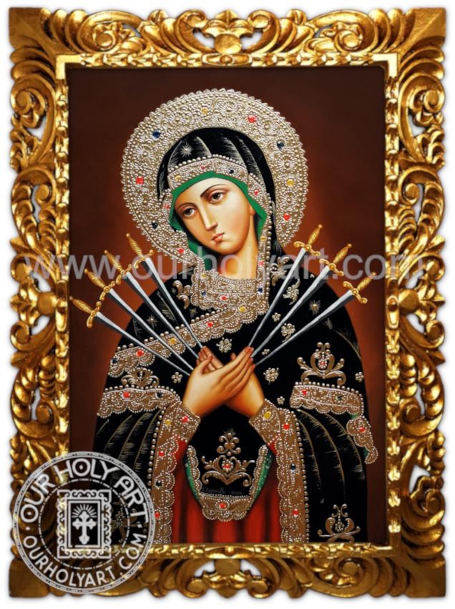 Our Lady of Sorrows, Dolorosa, Virgin of Sorrows, Seven Sorrows ...