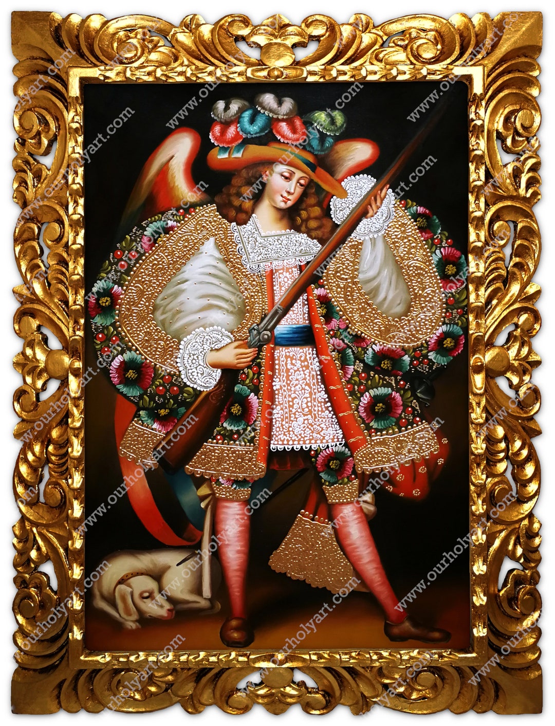 Arquebusier - Archangel - Cuzco School - Colonial Art Cuzco - Angel ...