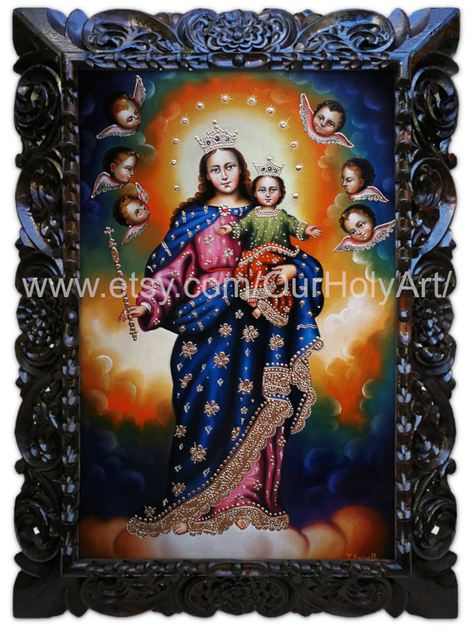 Mary Help of Christians Virgin Mary Help of Christians - Etsy