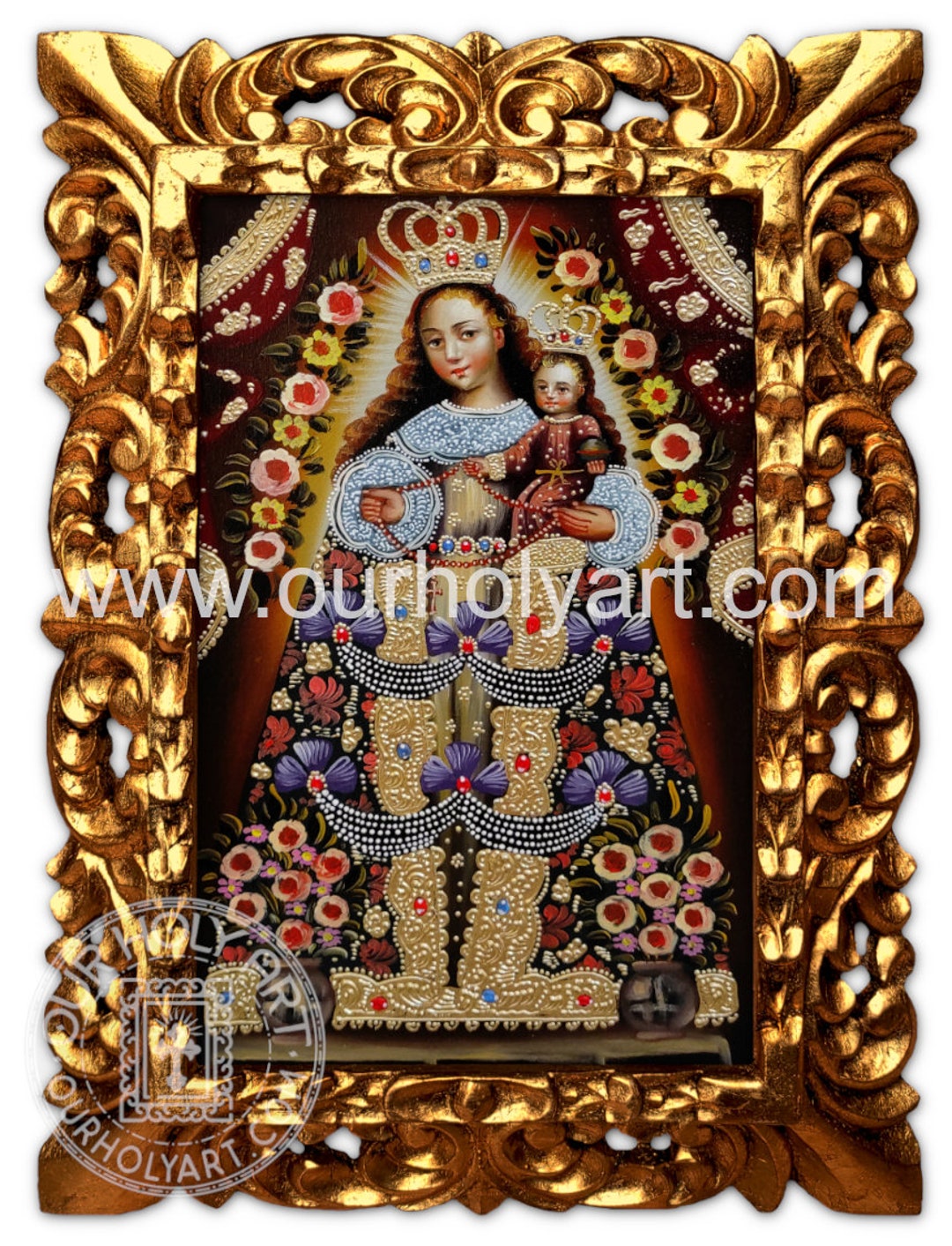 Our Lady of the Rosary, Virgin of the Rosary, Virgin With Child ...