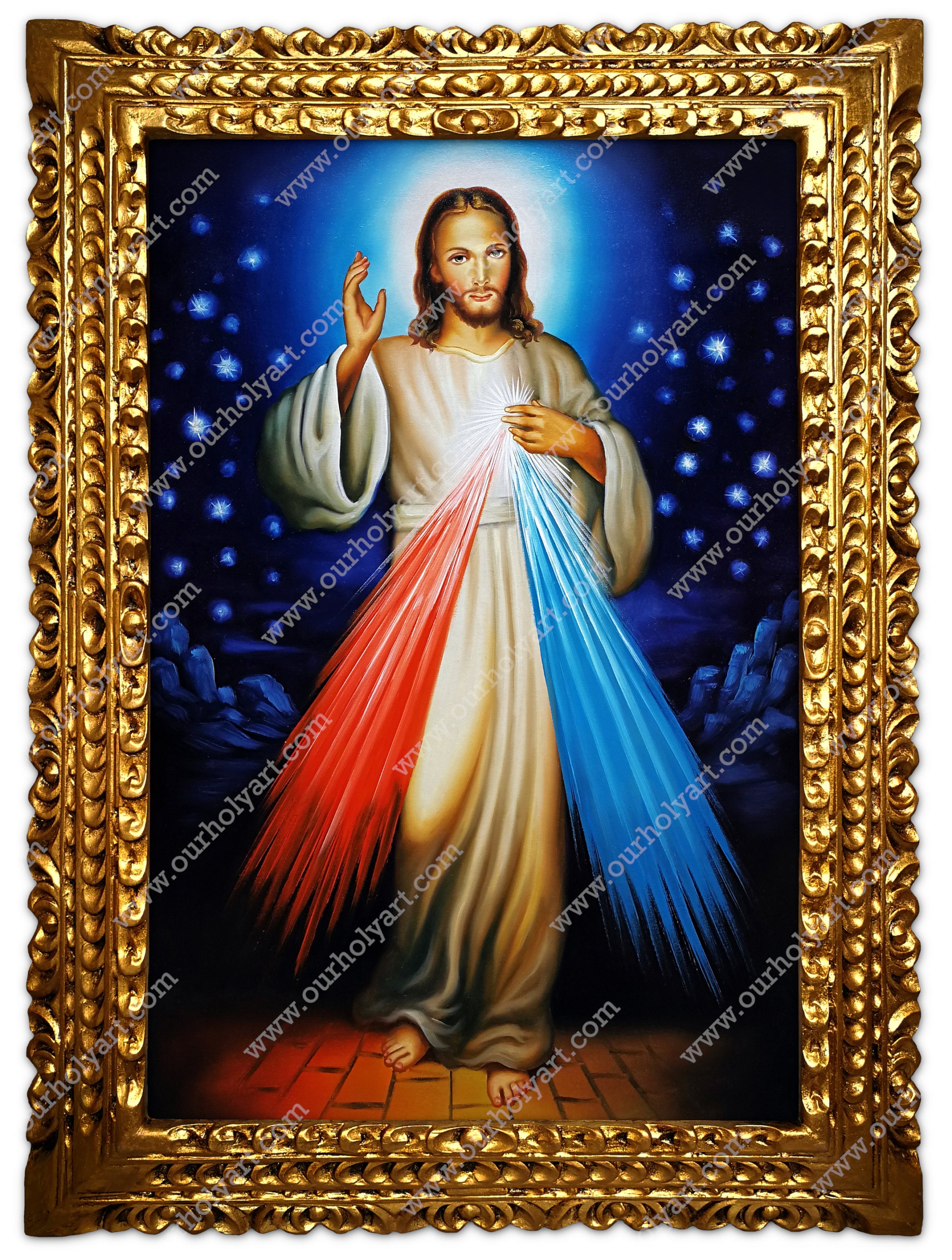Divine Mercy Lord of the Divine Mercy Jesus Christ Oil | Etsy