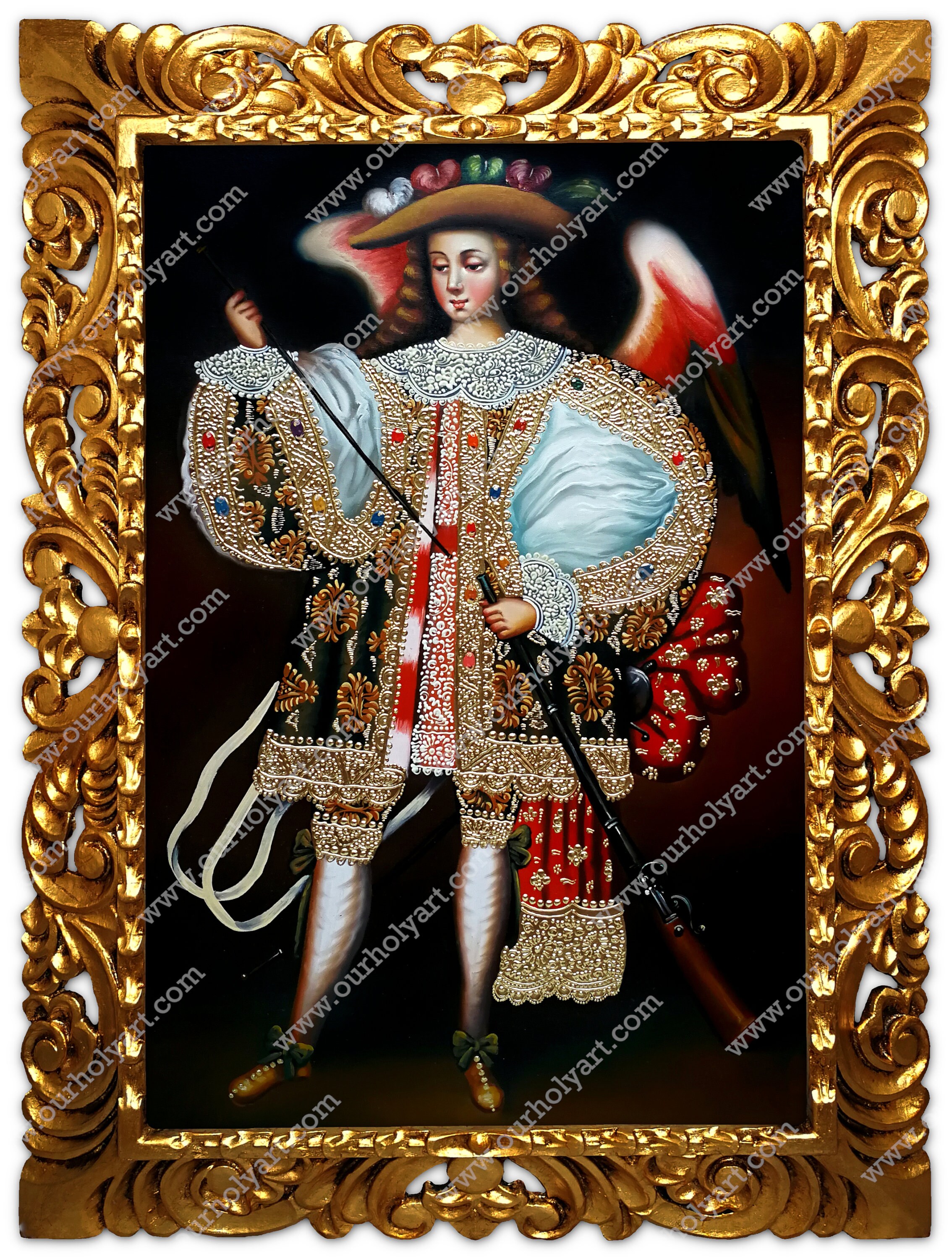 Arquebusier Archangel Cuzco School Colonial Art Cuzco - Etsy