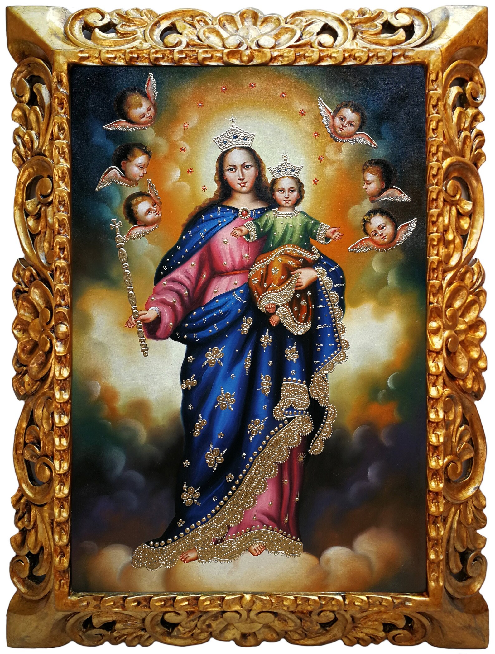 Mary Help of Christians Virgin Mary Help of Christians | Etsy