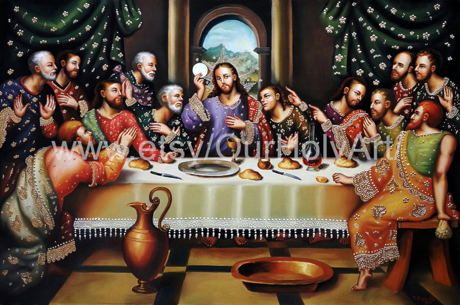 The Last Supper - the Lord's Supper - Jesus Painting - Christ Painting ...