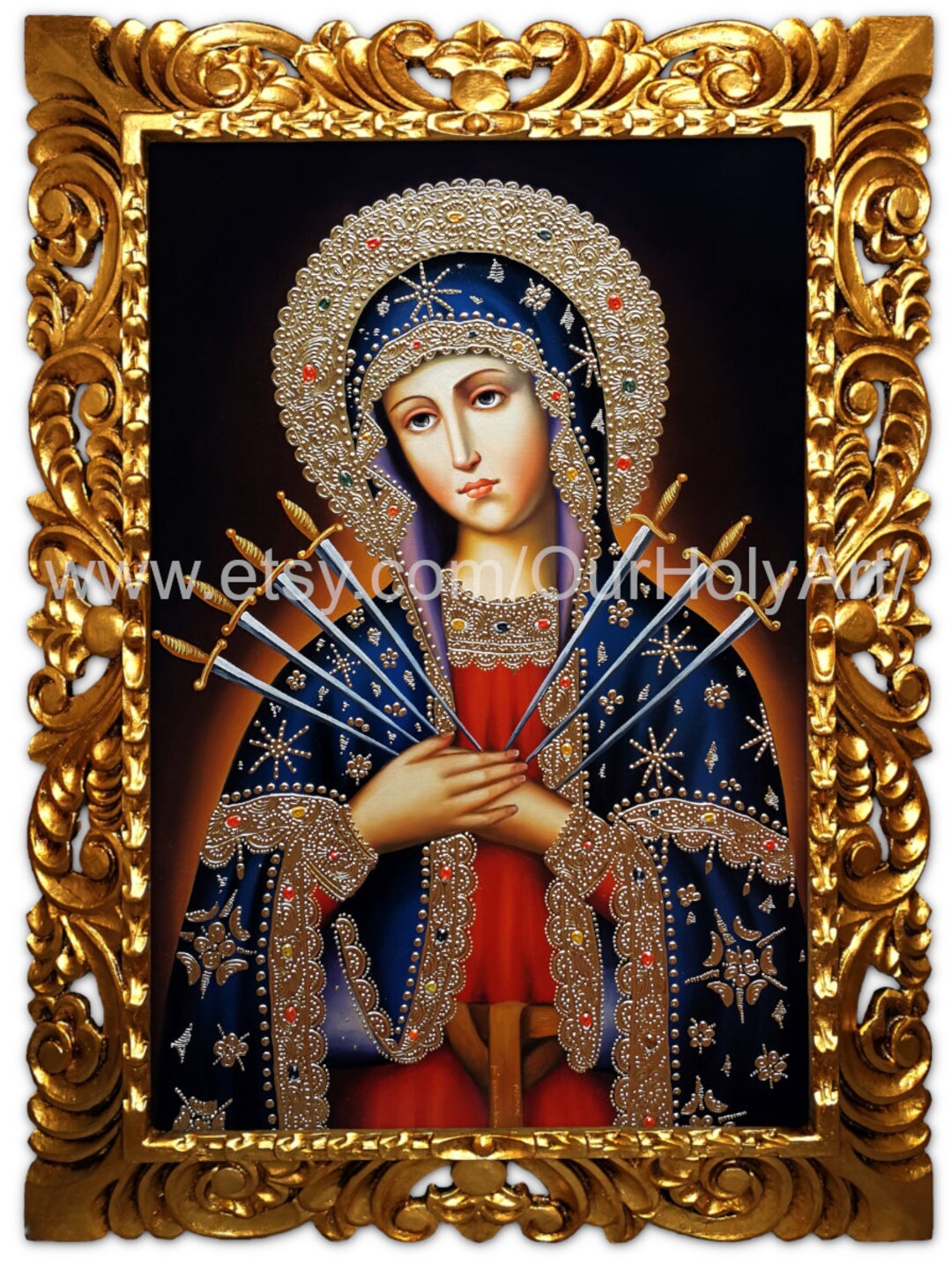Our Lady of Sorrows the Dolorosa Virgin of Sorrows Seven Sorrows Mater ...