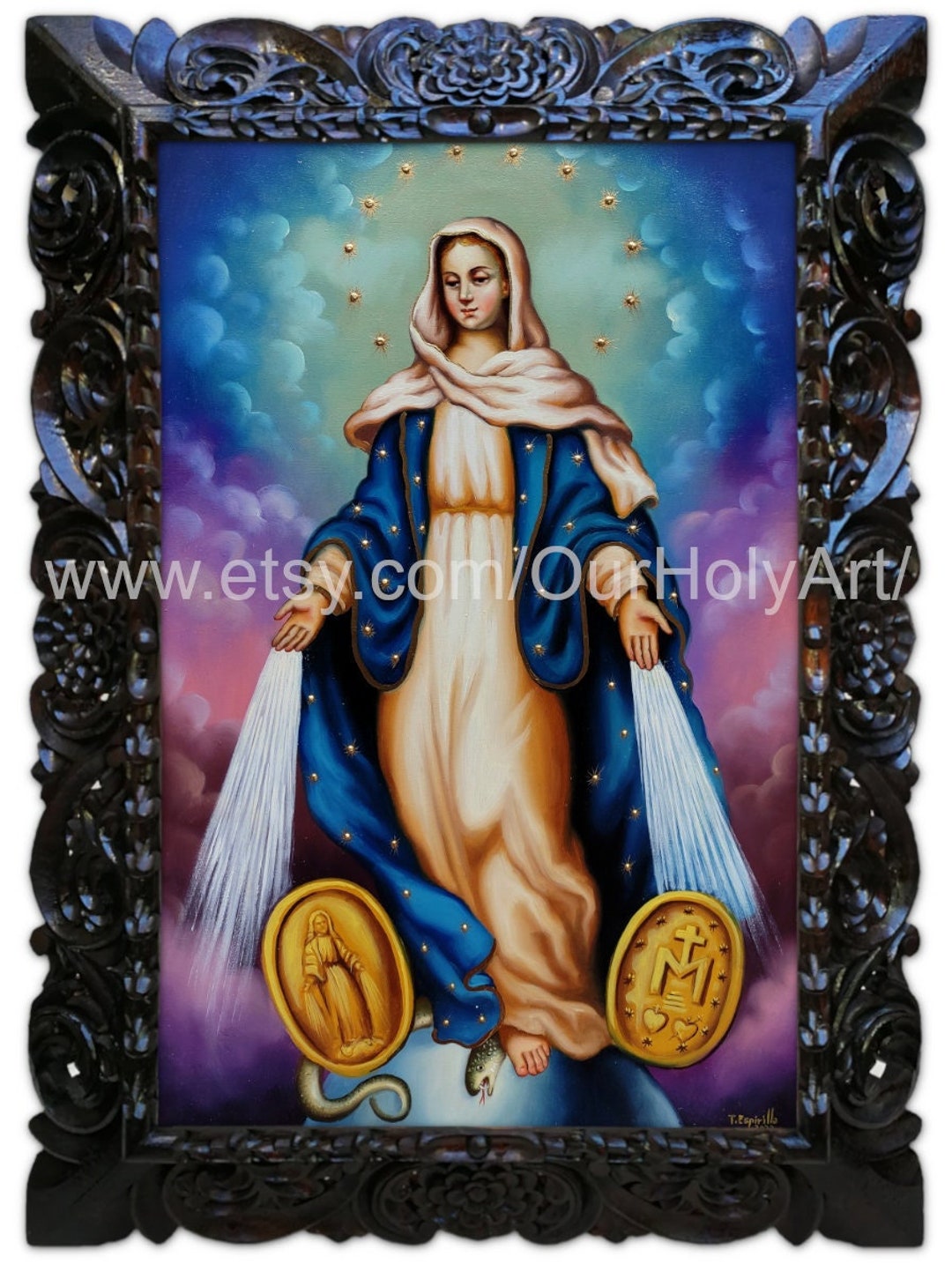 Miraculous Medal - Our Lady of the Miraculous Medal - Virgin of the ...