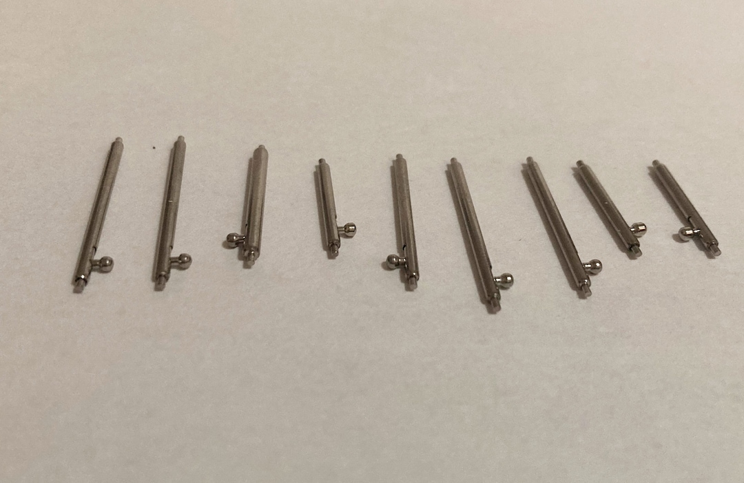 10- Piece (5 Pairs) Detachable Pins Quick Release Spring Bar Watch Band ...