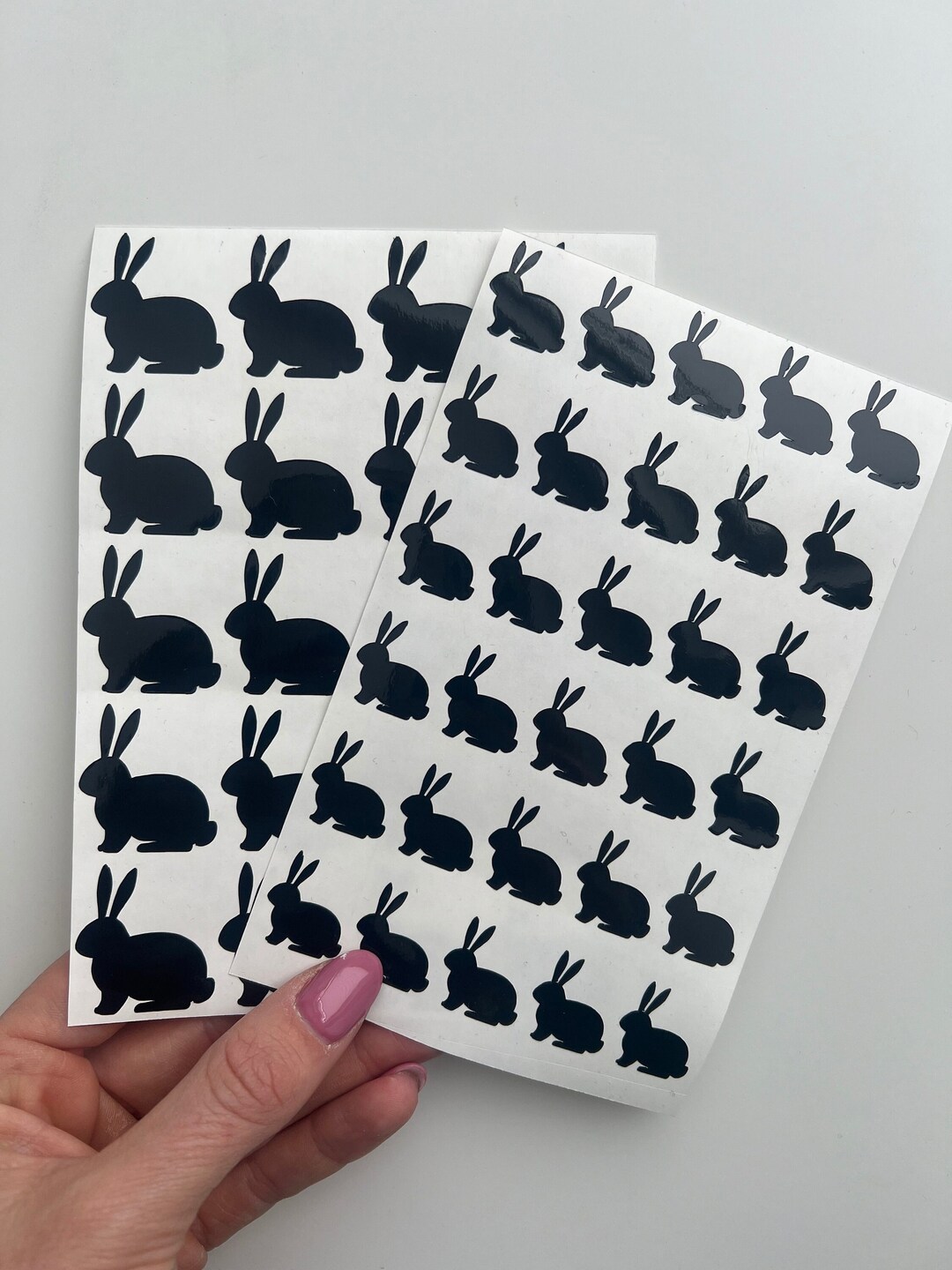 Easter Bunny Stickers, Sticker Sheet, Easter Vinyl Stickers, Vinyl ...