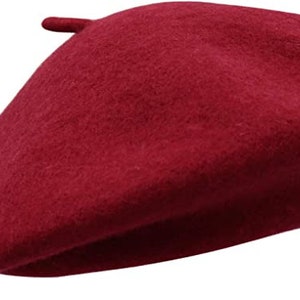 Ladies Plain Premium 100% Wool Beret Hat - Etsy