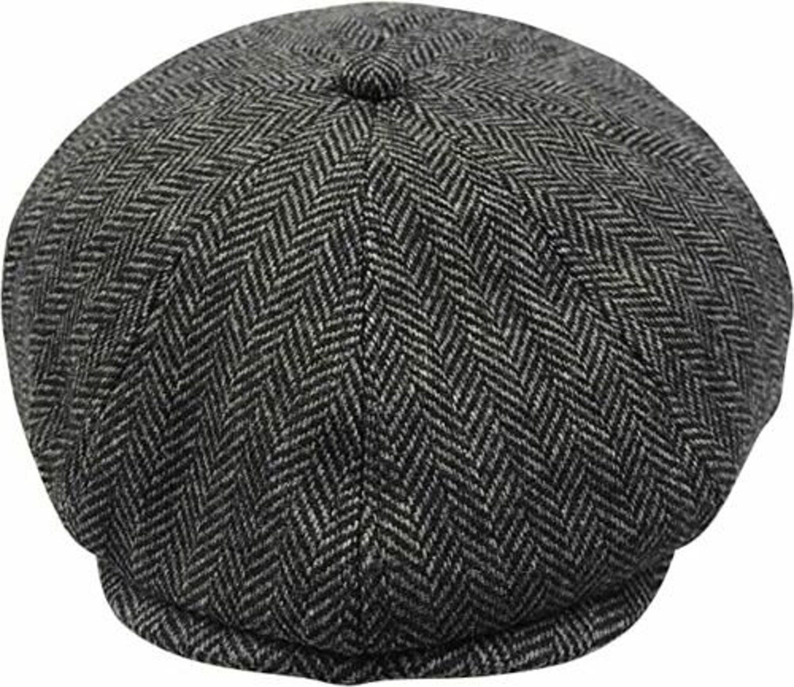 Peaky Blinders Mens Newsboy Flat Cap Herringbone Tweed Baker Boy Gatsby ...