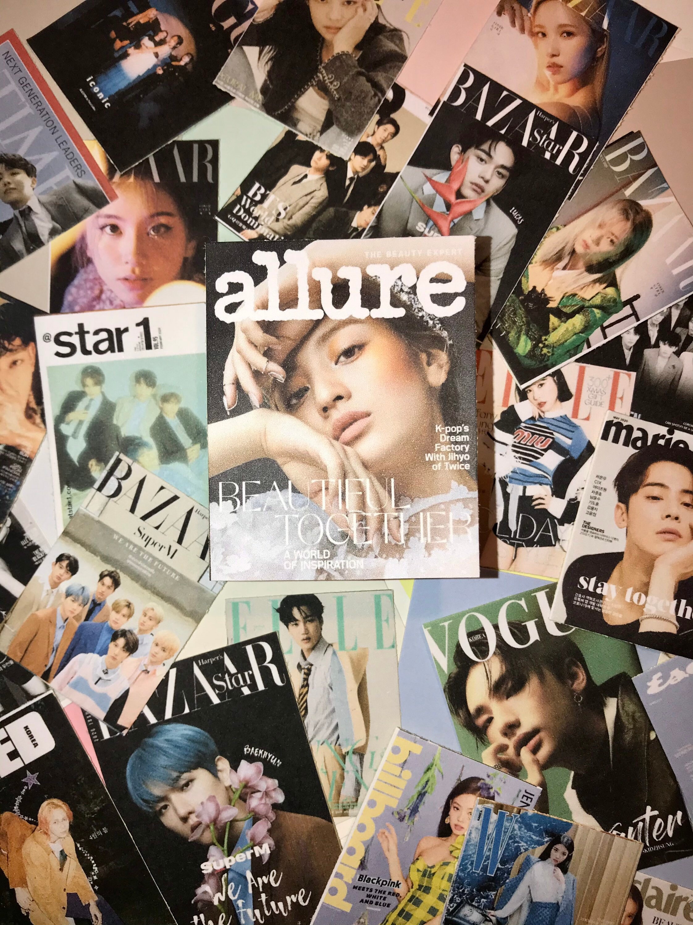 Paper & Party Supplies K-Pop magazine cover stickers Clings etna.com.pe
