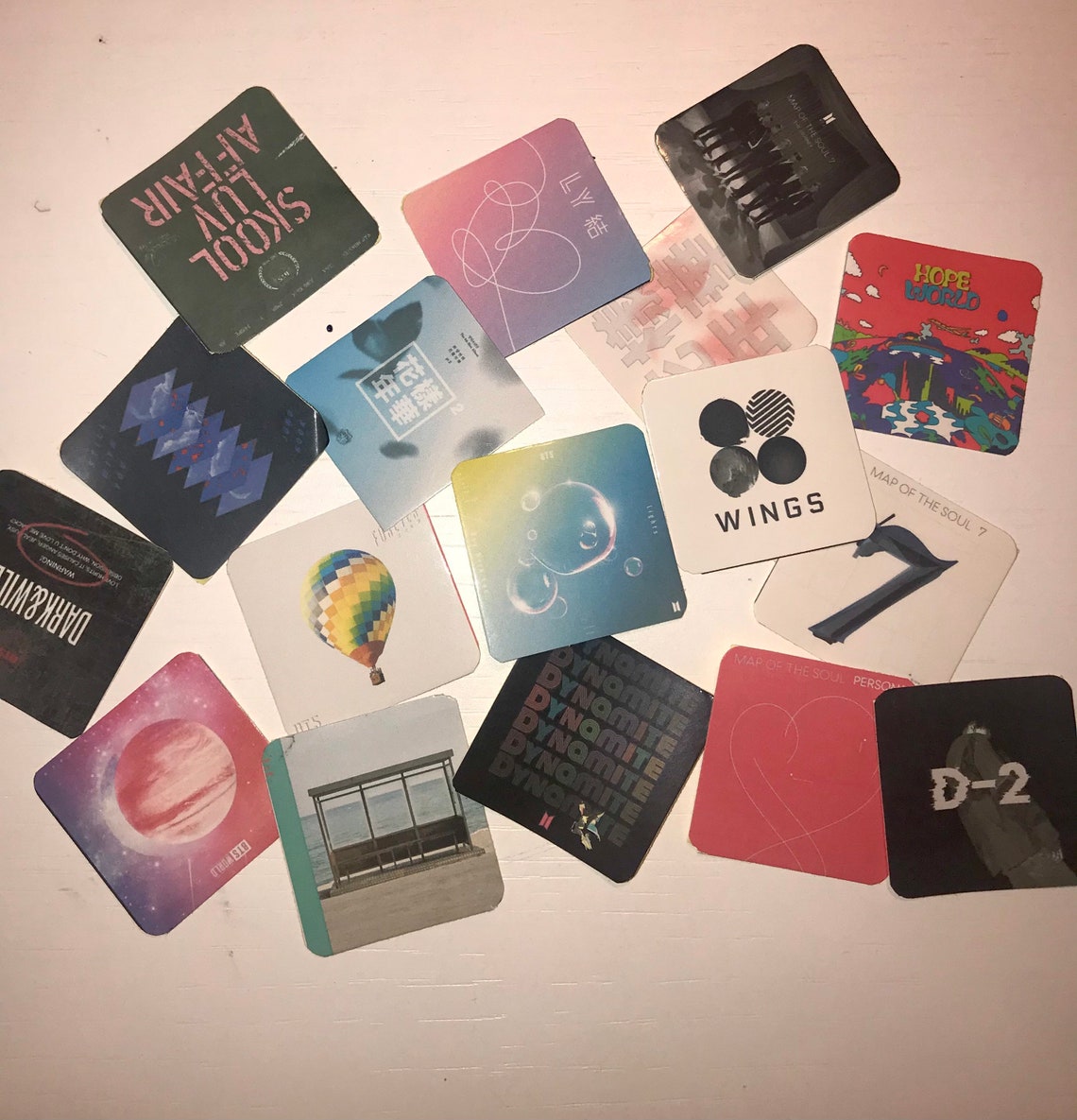 20 BTS Album Stickers - Etsy