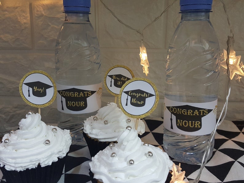 Printable Congratulations Banner, Water Bottle Labels, Chocolate ...