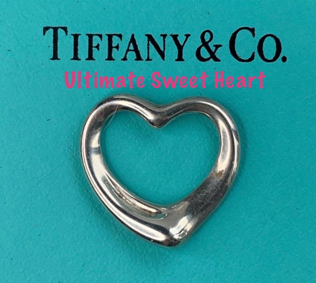 Spring Special Authentic Tiffany 22 Mm Elsa Peretti Open Heart Pendant ...
