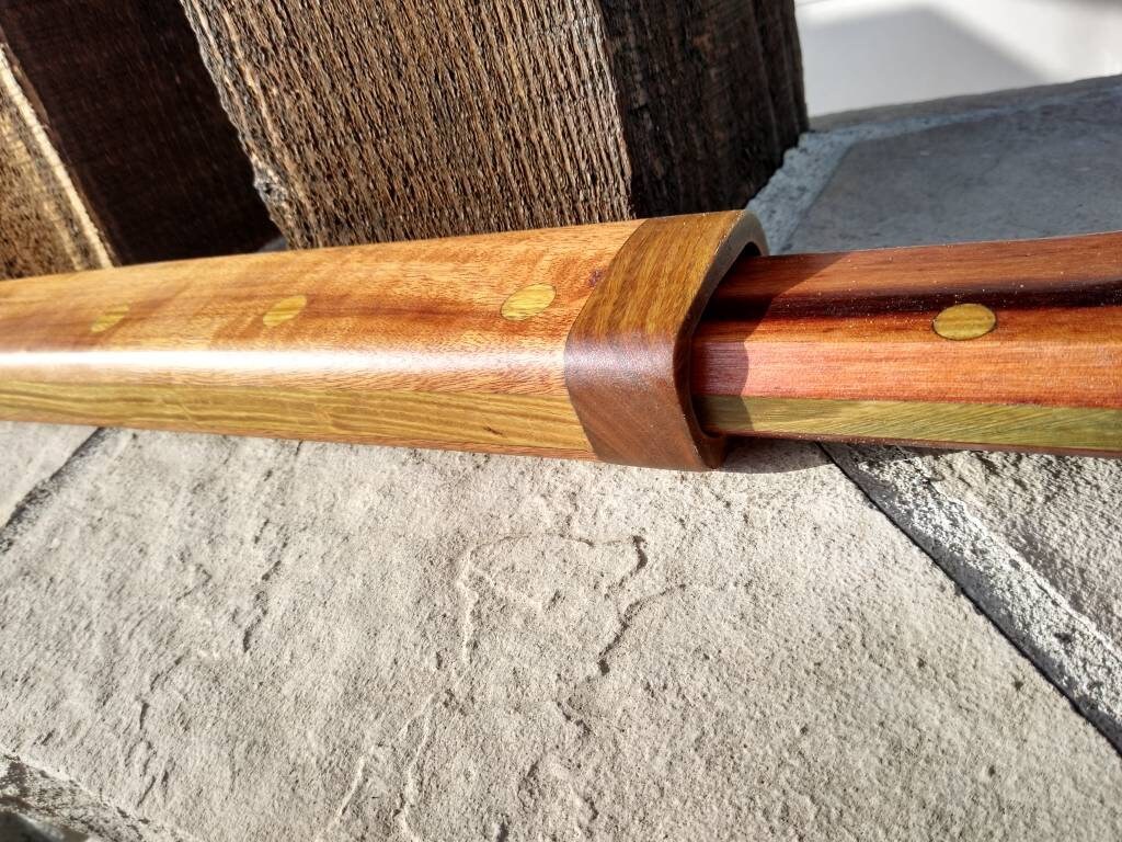 Custom Bokken Tsuba and Saya Set Made to order. Size | Etsy