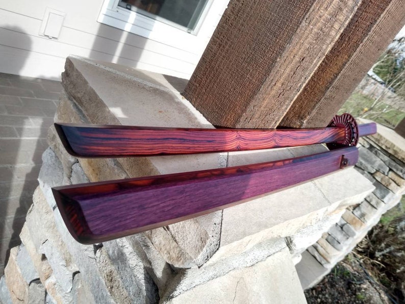 Custom Bokken, Tsuba, and Saya Set - Made to Order. Size, Materials ...