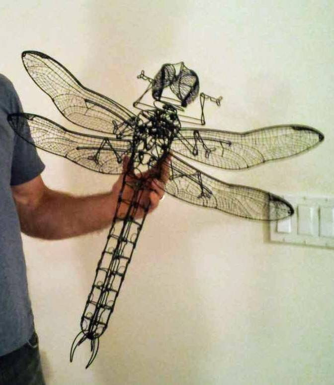 Dragonfly/insect Wire Sculpture (customizable, Made to Order) - Etsy