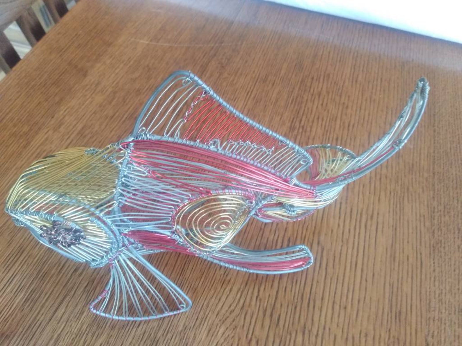 Goldfish Wire Sculpture (made to Order, Customizable) - Etsy