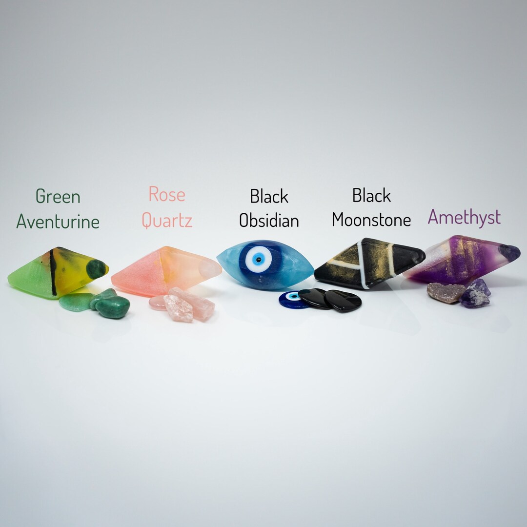 Crystal Soap, Crystal Infused Soaps, Gemstone Soap - Etsy