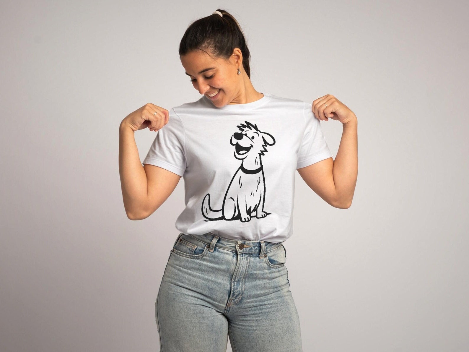 Plotter File Dog - Clipart Digistamp SVG Vector Graphic - Digital ...