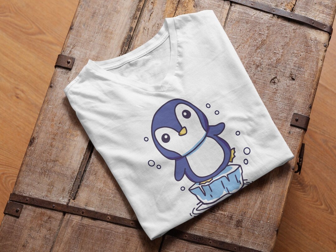 Iron-on Transfer Little Penguin on Ice Floe Can Be Pressed - Etsy