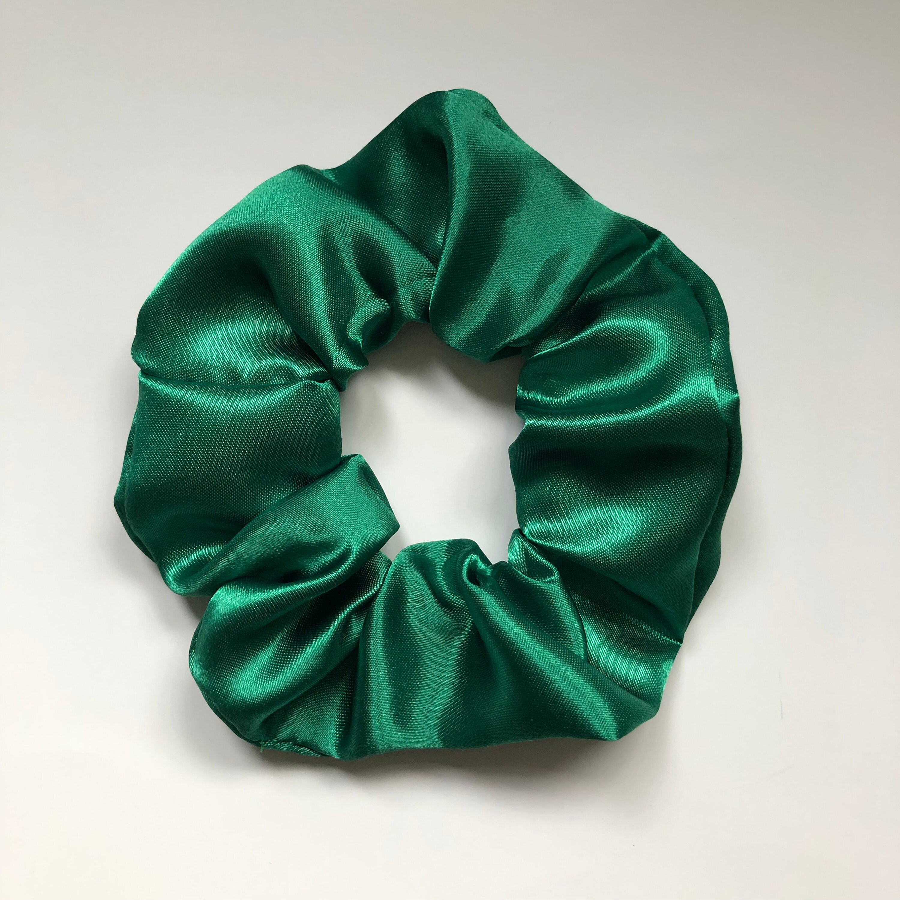 Set of 4 1980s Retro Vintage Festival Premium Satin Hair Scrunchies in ...