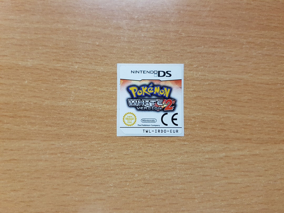 Nintendo DS Pokemon White 2 Replacement Label Decal Sticker Nintendo ...