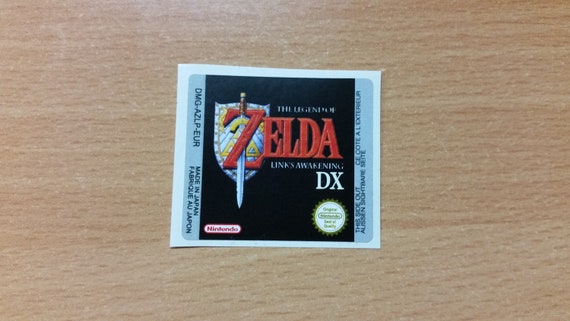 Gameboy the Legend of Zelda Link's Awakening DX - Etsy