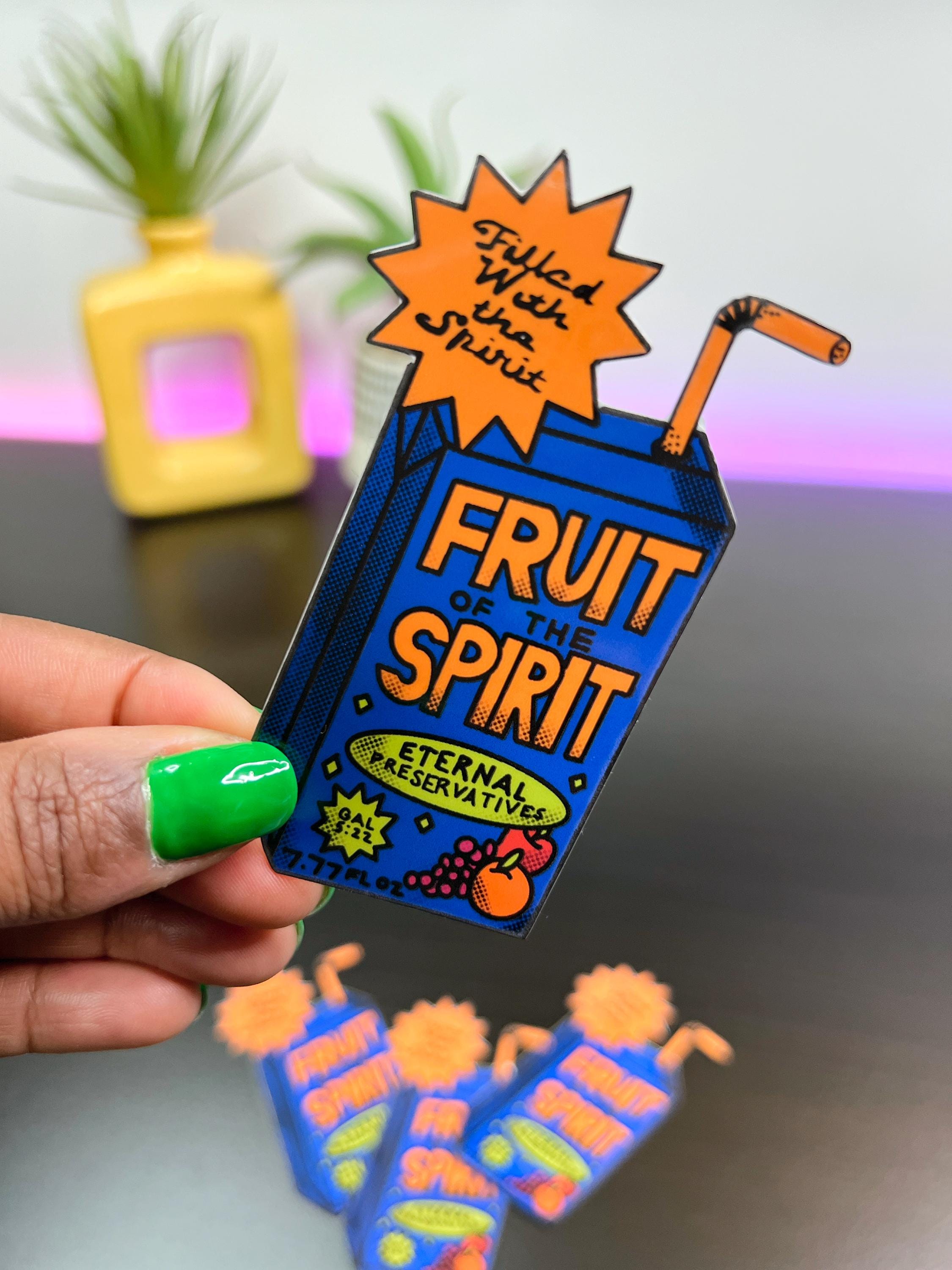 Fruit of the Spirit Juice Box Sticker – Faith-based Vinyl Decal - Etsy
