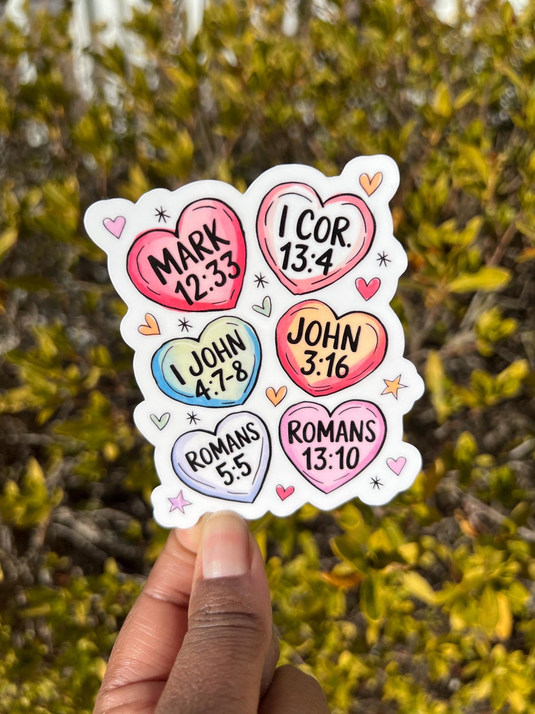 Love Sticker, Bible Sticker, Faith Sticker, Journal Sticker, Laptop ...