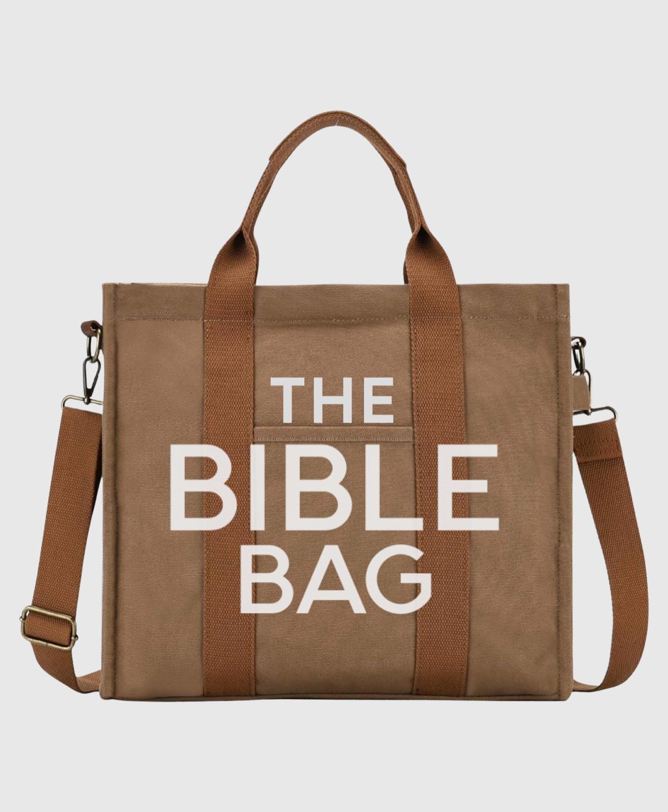 Canvas Bible Messenger Bag: Christian Tote With Adjustable Strap - Etsy