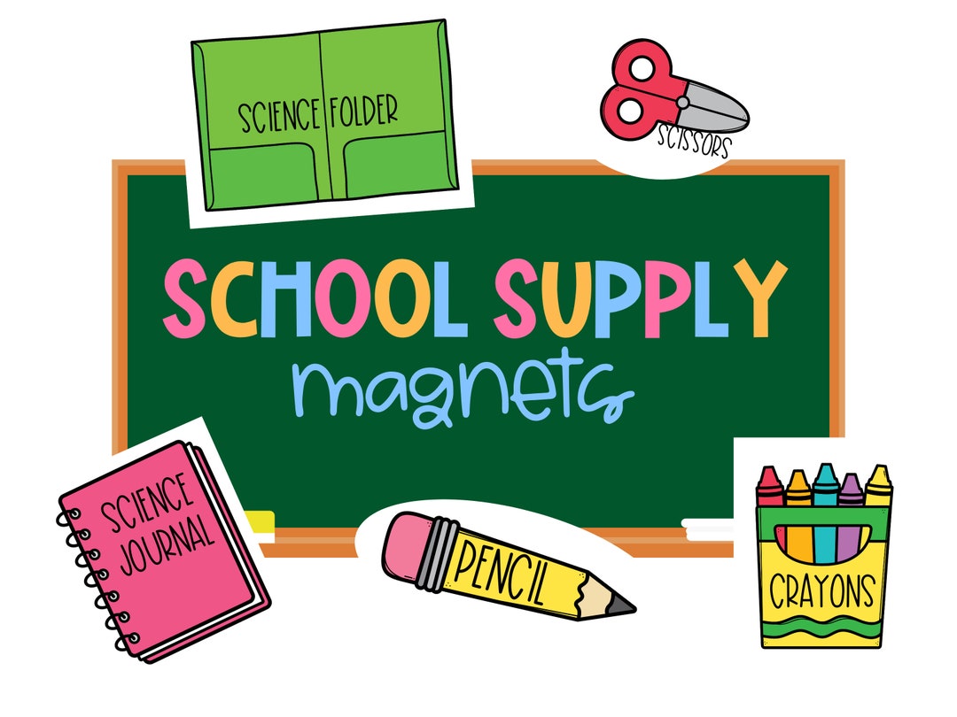 Magnets for Classroom Visual Aid Cards You Will Need School Supplies ...