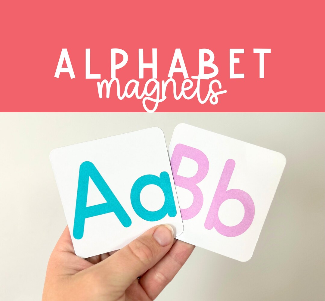 ABC Magnets Alphabet Posters Classroom Decor Whiteboard Magnets ...