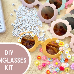 DIY Kit Kid Summer Craft Personalized Daisy Sunglasses Craft for Kid ...
