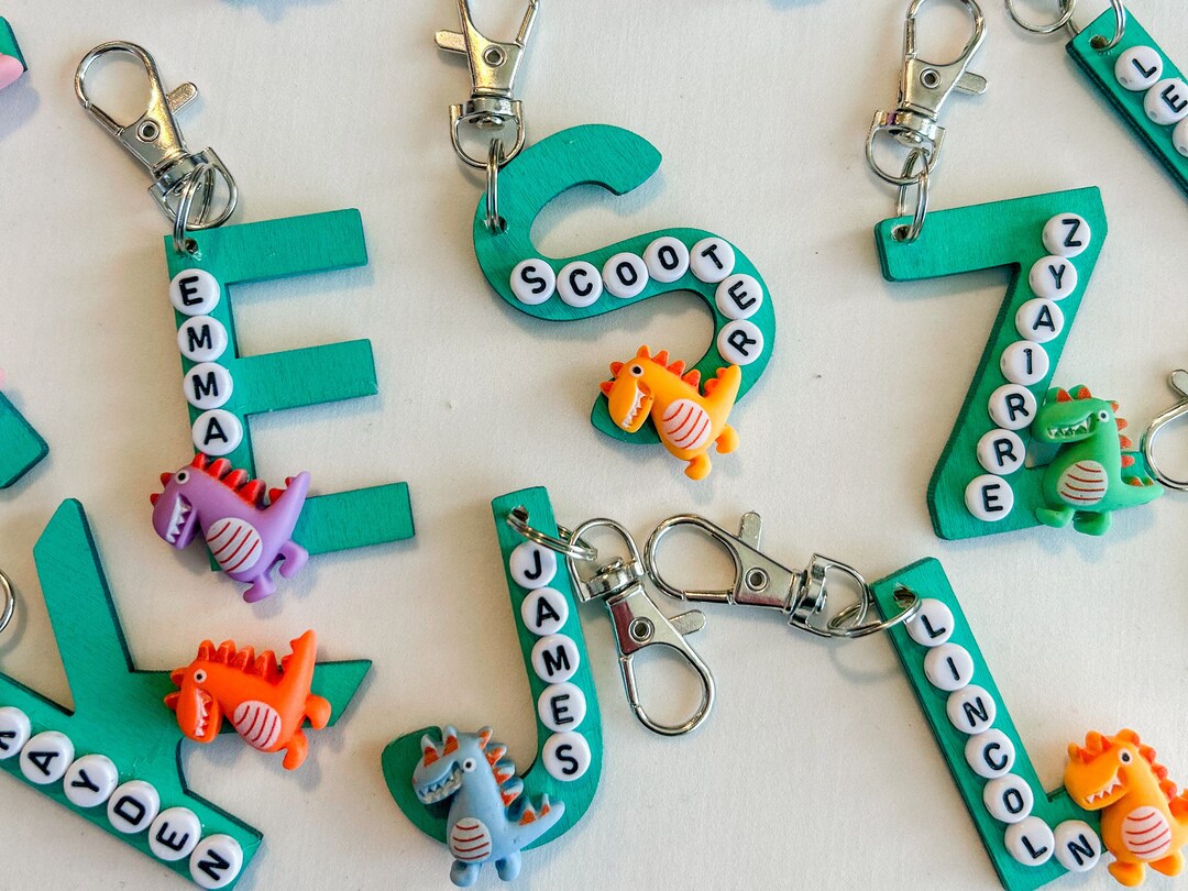 Student Gift Keychain Letter Personalized Gift for Student Preschool ...