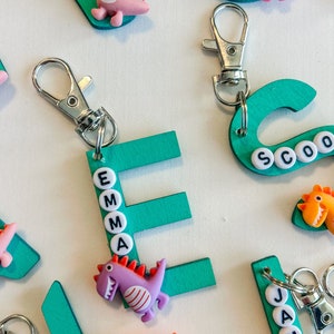 Student Gift Keychain Letter Personalized Gift for Student Preschool ...