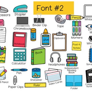 Magnets for Classroom Visual Aid Cards You Will Need School Supplies ...