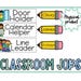 Classroom Jobs Class Helpers Magnet Whiteboard Custom With Clipart Line ...