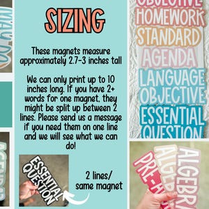 Magnets for Classroom Customized Whiteboard Magnets Elementary Jr High ...