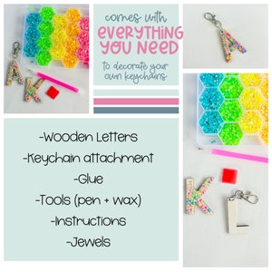 Summer Craft Kit for Girls Make Your Own Keychain Birthday Party ...