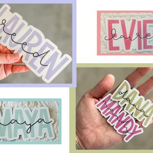 Custom Name Magnets Locker Magnet Whiteboard Magnet Personalized Magnet ...