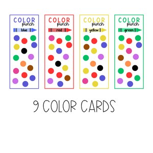 Color Recognition Activity Prek Morning Bin Fine Motor Task Box for ...
