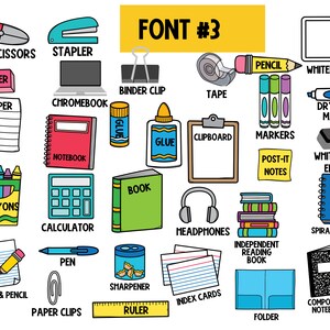 Magnets for Classroom Visual Aid Cards You Will Need School Supplies ...